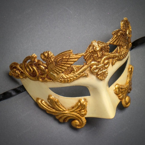 ILOVEMASKS | Accessories | Roman Greek Emperor Warrior Venetian Mask ...